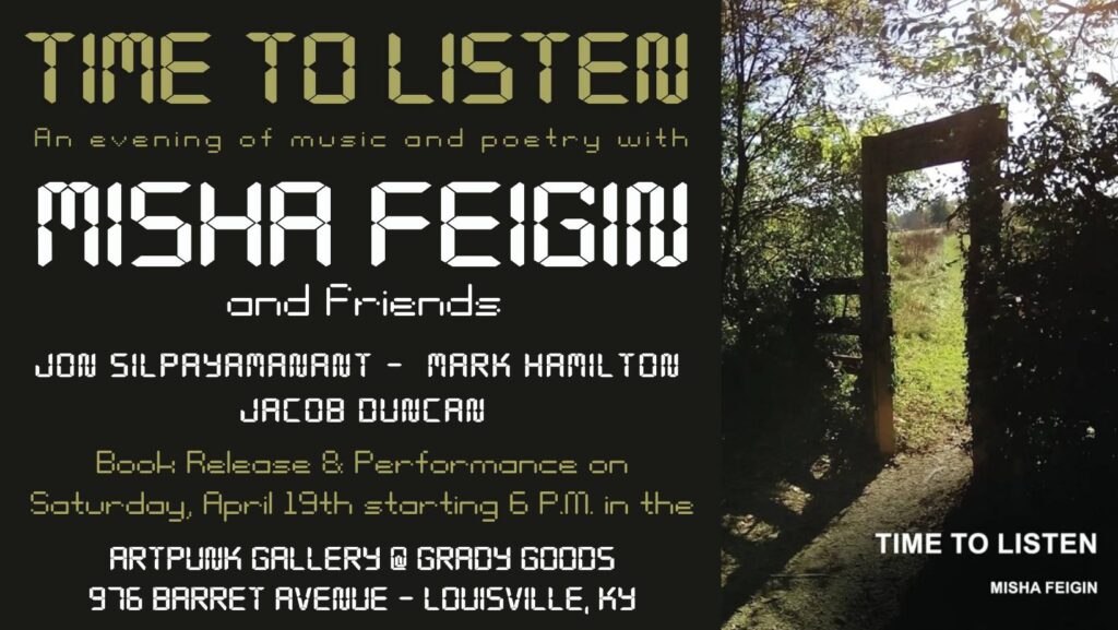 “Time to Listen” – An Evening of Music and Poetry with Misha Feigin and ...